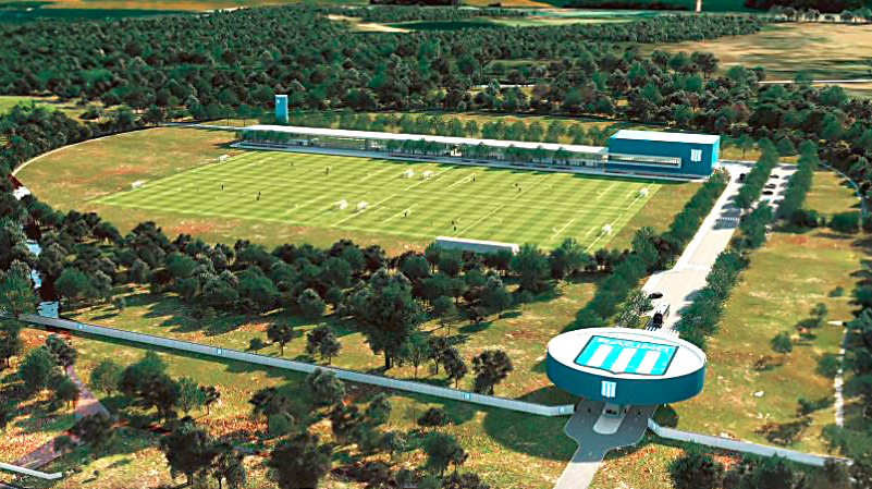 RACING CLUB CONSTRUYE a su NUEVO PREDIO en EZEIZA - Cuestión de Desarrollo